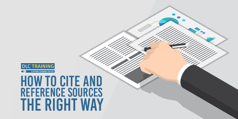 How to Cite and Reference Sources the Right Way - DLC Training